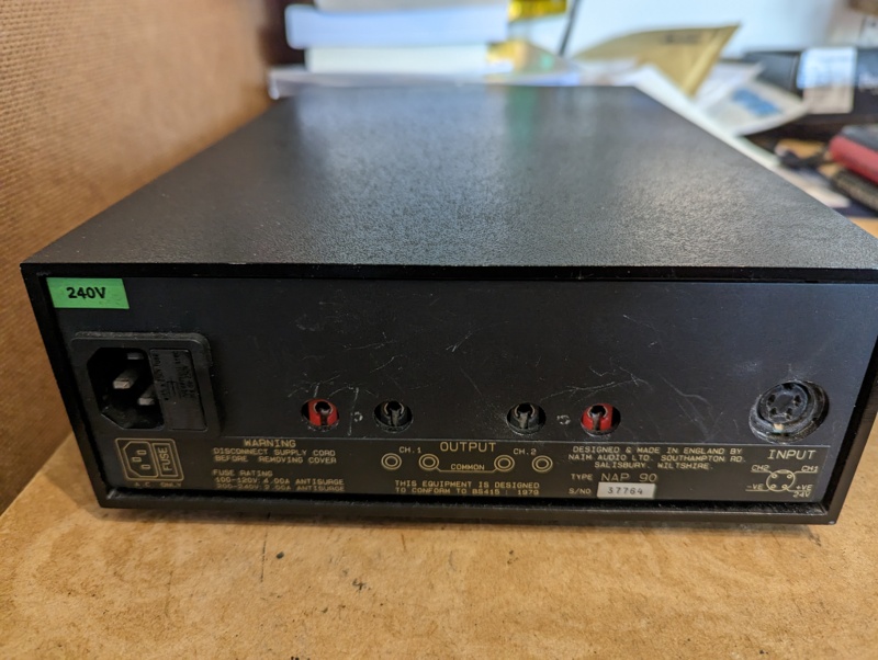 [FS] - Chrome bumper Naim NAP 90 with original box | pink fish media